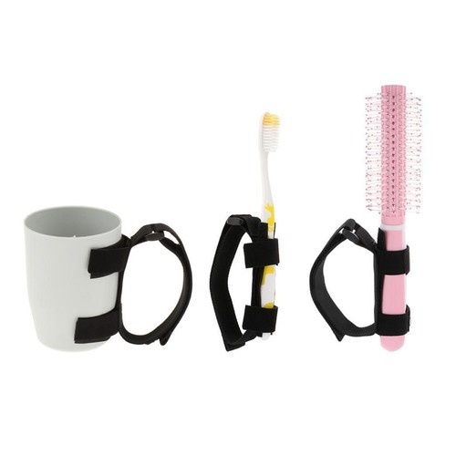 Adaptive Utensil Eating Aids Spoon Fork Bowl Comb Toothbrush with Hand ...