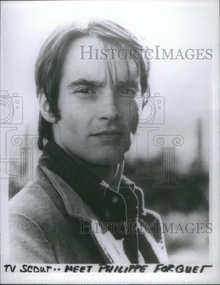 1970 Press Photo Philippe Forquet Viscount French Paris Actor ...
