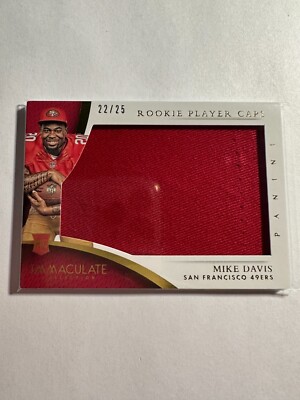 K79,942 - 2015 Immaculate Collection Rookie Player Caps #32 Mike Davis ...