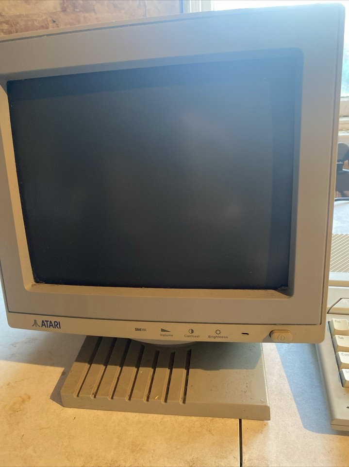 Atari Sm44 Monitor + Atari 520 St Keyboard | eBay UK