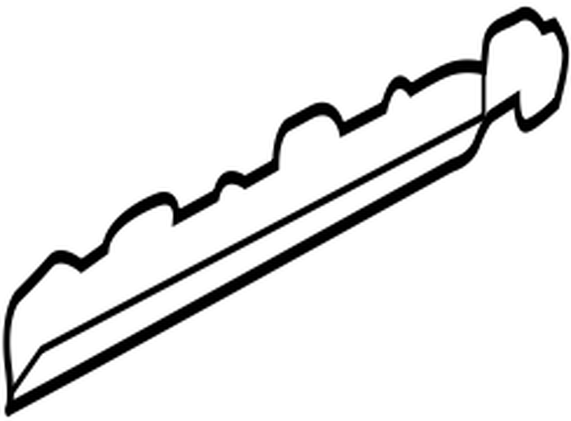 75748-60010 Toyota Moulding, rear door outside, lower rear lh ...