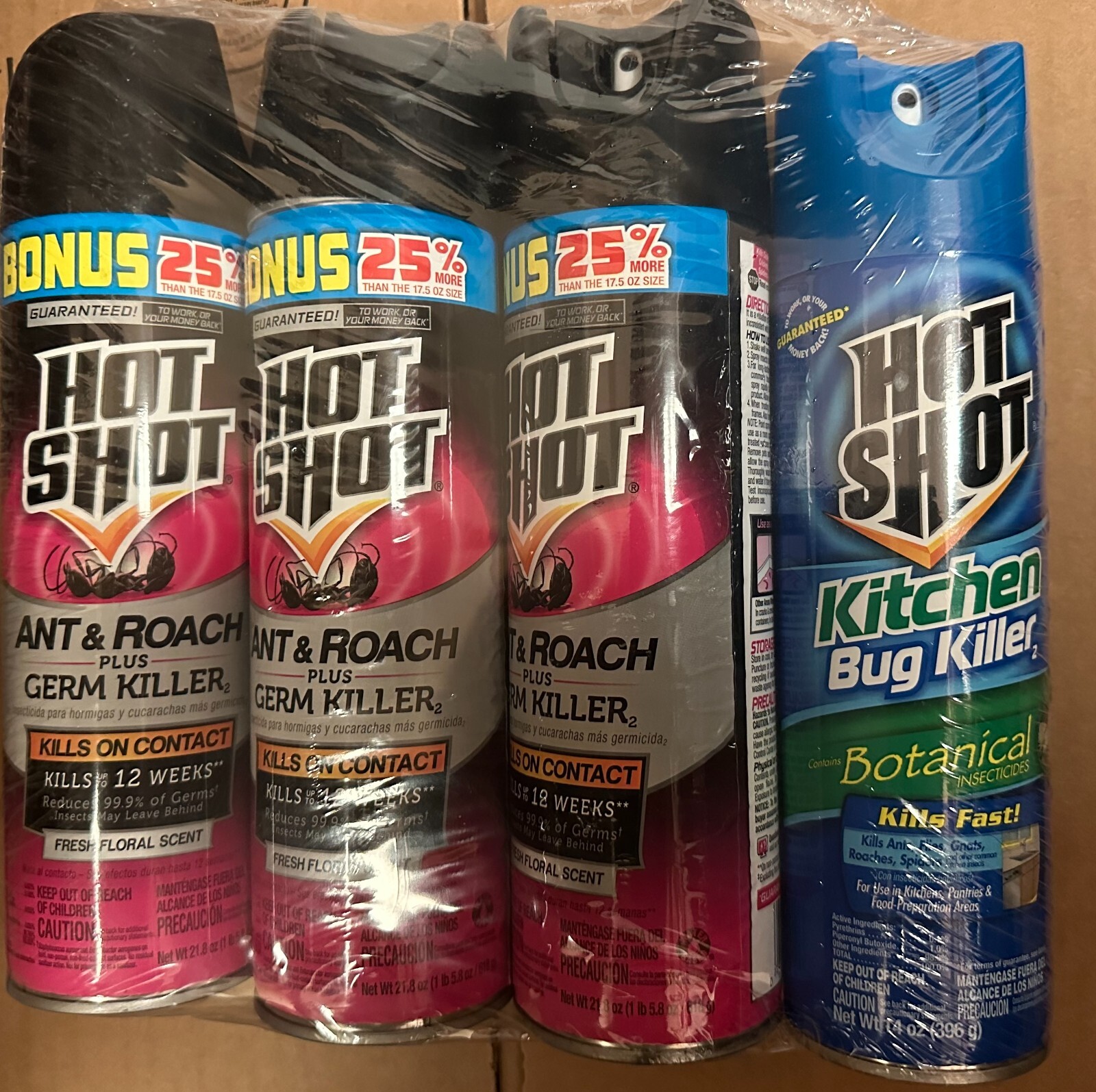Hot Shot Ant & Roach and Kitchen bug killer 4 pk | eBay
