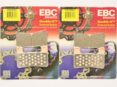 EBC HH Front & Rear Brake Pads 2009 2010 2011 GSXR1000 FA379HH FA436HH ...
