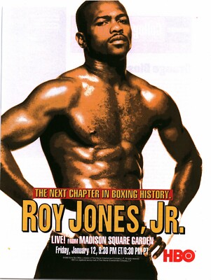 1996 VINTAGE PRINT AD - HBO BOXING AD - NEXT CHAPTER IN BOXING ROY ...