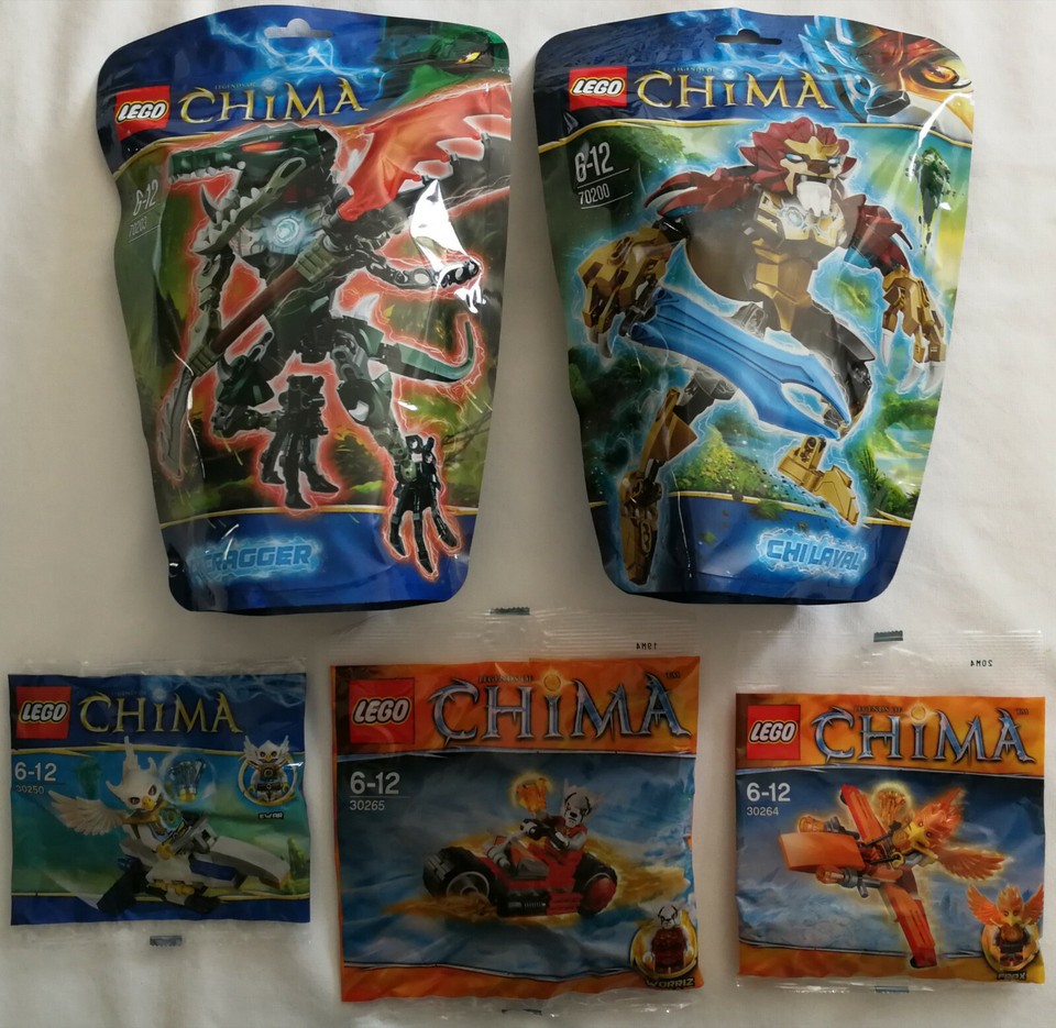 LEGO Legende de Chima ™ 70200 Laval 70203 Cragger 30250 30265 850910 ...