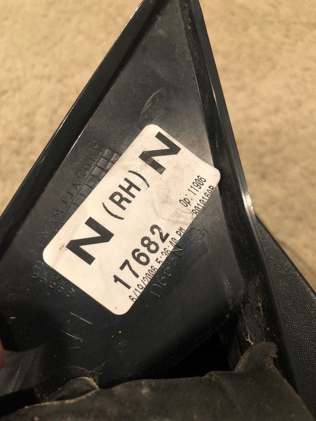 2005-2009 Ford Mustang GT Bullitt Passenger Right Side Mirror OEM | eBay