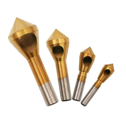 Metal Hole Chamfer Cutter 1pc Countersink Drill Bit with 4 Different ...