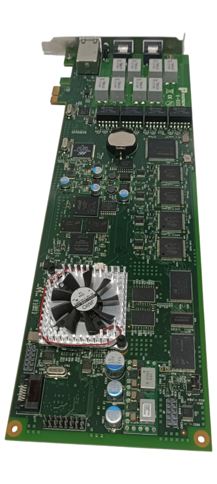 Positron Telecom V-600 Asterisk PCI Card Quad E1 T1 PCI Express card ...