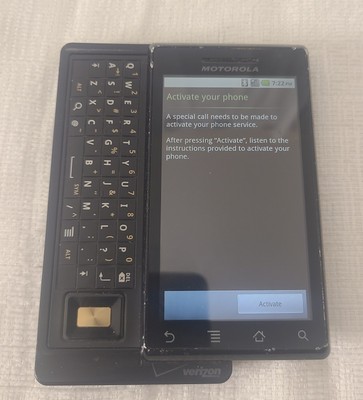 Motorola Droid A855 – Black (Verizon) – Rare Slide-Keyboard Smartphone ...