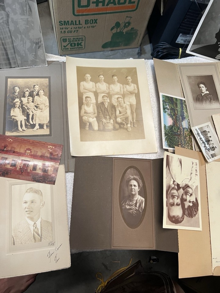 Huge Lot of Antique Family Photos Some Cabinet Cards 20s & Up Rapids ...