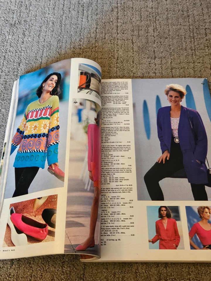 Spiegel Collection Catalog 1992 Spring Summer Stephanie Seymour Fashion ...