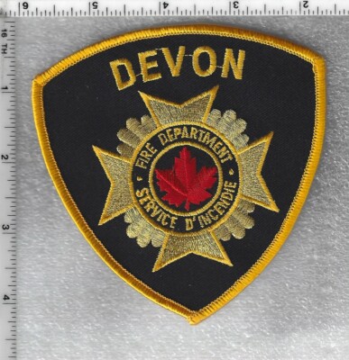 Devon Fire Department-Service D'Incendie (Alberta, Canada) yellow ...