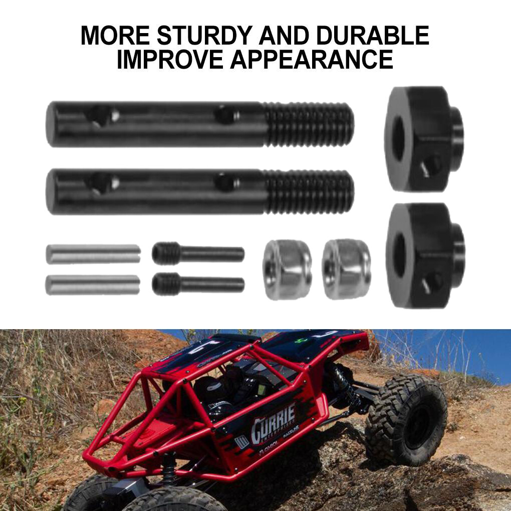 RCGOFOLLOW Steel Reinforced Wheel Axle For 1/10 Rc Wheel Axle Axial ...