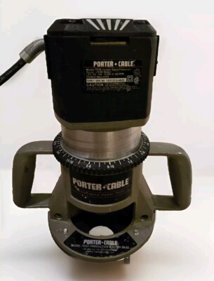 PORTER-CABLE 7518 15A 3 1/4-HP Speedmatic 5 Speed Fixed Base Router ...