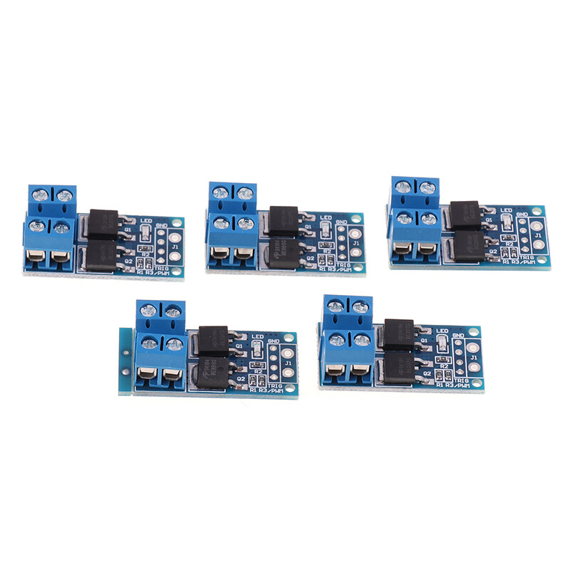 5Pcs 15A 400W MOS FET Trigger Switch Drive Module PWM Regulator Control ...