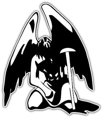 Fallen Angel Lucifer Devil Diablo Evil Car Bumper Vinyl Sticker Decal 4 ...