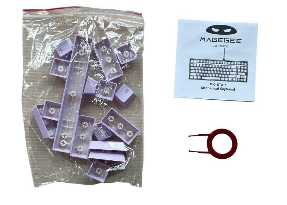 MAGEGEE 75% Mechanical Gaming Keyboard with Red Switches, TKL Wired ...