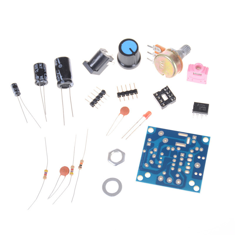 1Set LM386 Super MINI Amplifier Board 3V-12V DIY Kit M570000^AW | eBay