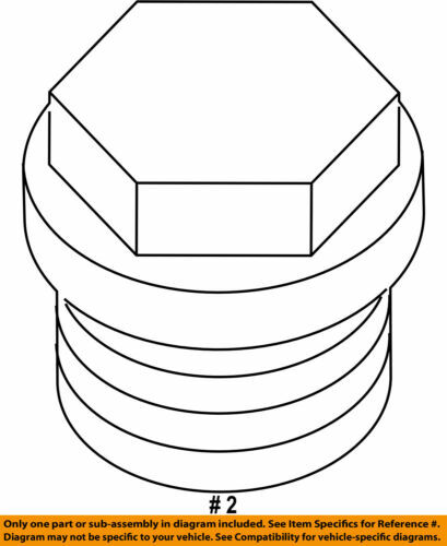 ORIGINAL BMW E82 E88 E89 E90 E90N E92 Oil Sump Pan Drain Plug ...