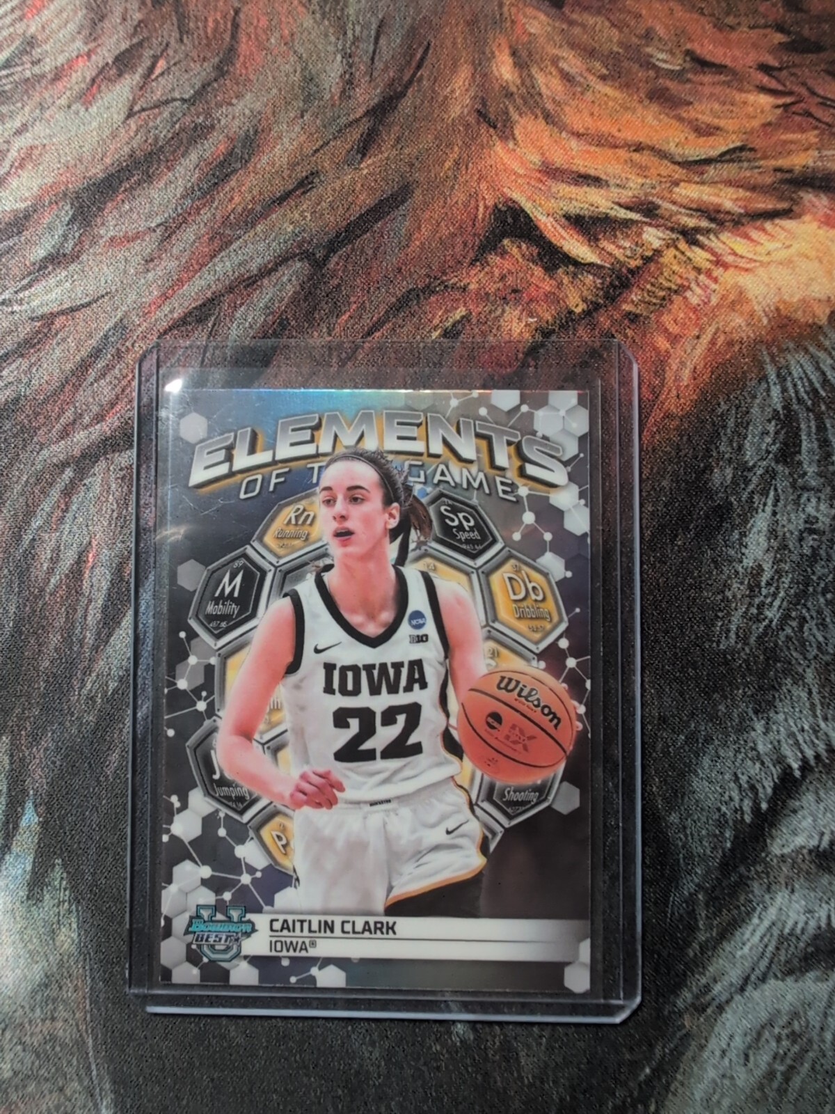 2023 Bowman U Best Caitlin Clark Elements Of The Game Refractor Insert ...