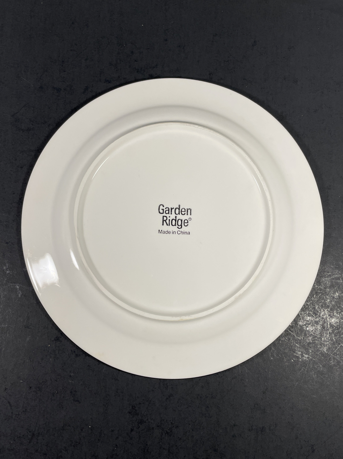 Two Garden Ridge Halloween Plates Black Orange Bat Moon Stars 8 Inches ...