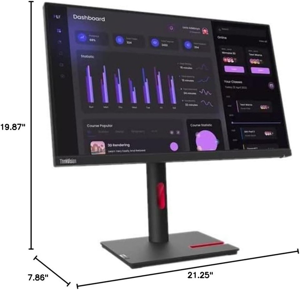 Lenovo ThinkVision T24i-30 23.8 Full HD WLED LCD Monitor - 16:9 | eBay