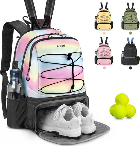 Tennis Bag Holds 2 Rackets, Professional Tennis Bags for Women, Tennis ...