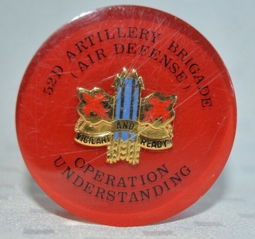Vintage US Army 52d Air Defense Artillery Brigade ADA crest DUI G-23 ...