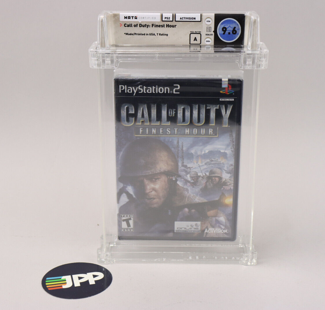 Call of Duty: Finest Hour PlayStation 2 PS2 1st Print Security Sticker ...