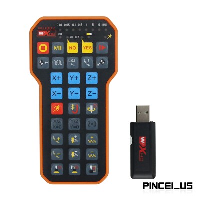 CNC Handwheel NC Studio USB Remote Handle 3 Axis CNC Controller for CNC ...