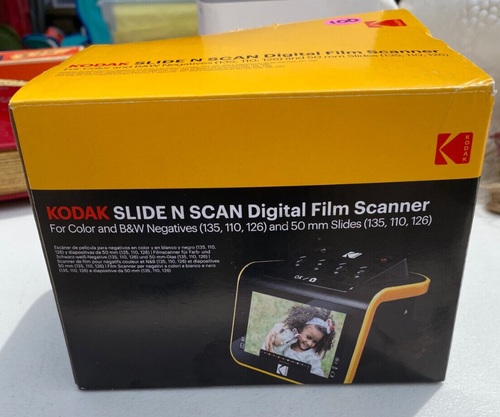 Kodak Slide N Scan Digital Film Scanner for Color B&W Negatives ...