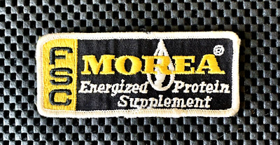 FSC MOREA ENERGIZED PROTEIN SUPPLEMENT EMBROIDERED SEW ON PATCH 4 1/2 ...
