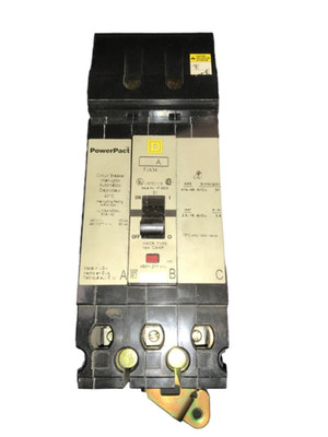 FGA34100 - Square D I-Line Plug-In 480V 100A 3 Pole Molded Case Circuit ...