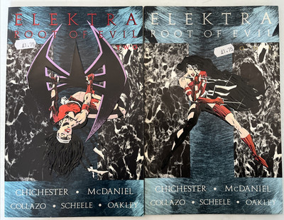 ELEKTRA ROOT OF EVIL. NUMBER'S 1-2. (2 ISSUE 1995 LOT). MARVEL COMICS ...