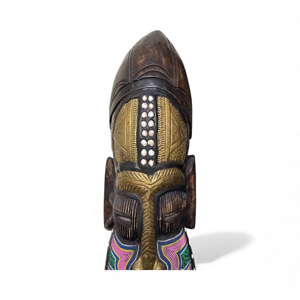 Authentic African Ashanti Mask from Ghana, West Africa 35" | eBay
