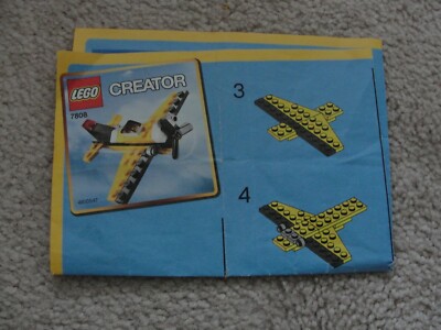 Lego Yellow Airplane (7808) 673419143714| eBay