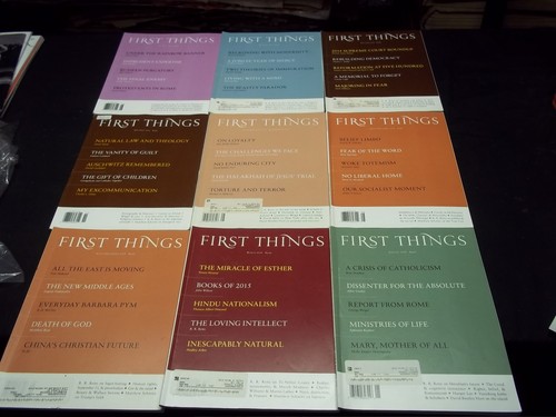 2000S FIRST THINGS MAGAZINE LOT OF 19 ISSUES - GREAT ARTICLES - PB 293F ...