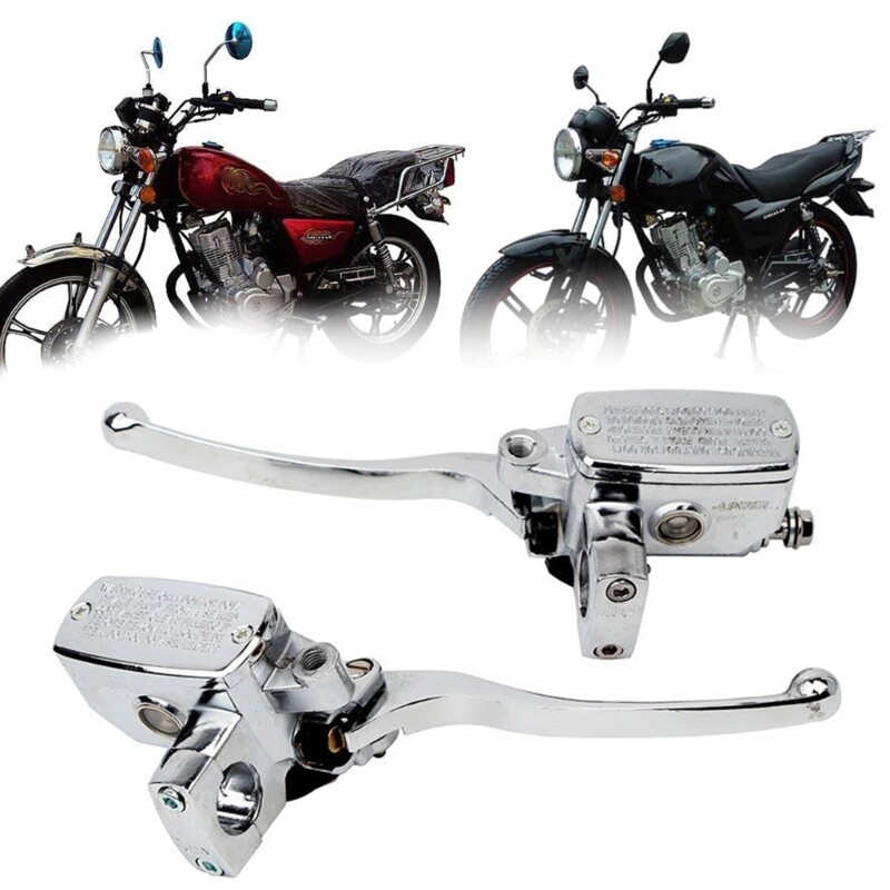 Universal 25mm Motorcycle Hydraulic Brake Cylinder Reservoir Lever | eBay