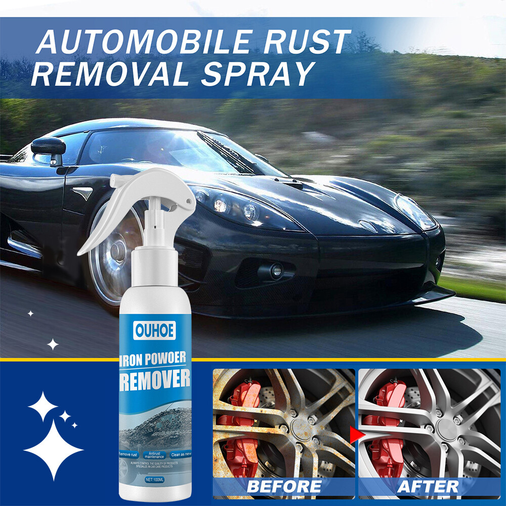 4Pack Car Rust Removal Spray Car Iron Remover Spray Inhibitor ...
