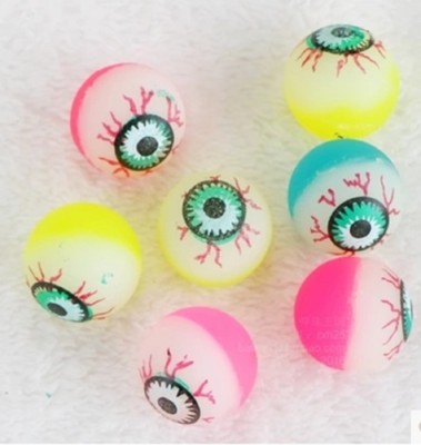 100X Scary Eyeball Rubber Bouncing Balls 24mm Mixed | eBay