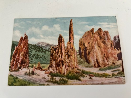Cathedral Spires Garden of the Gods Colorado Postcard | eBay