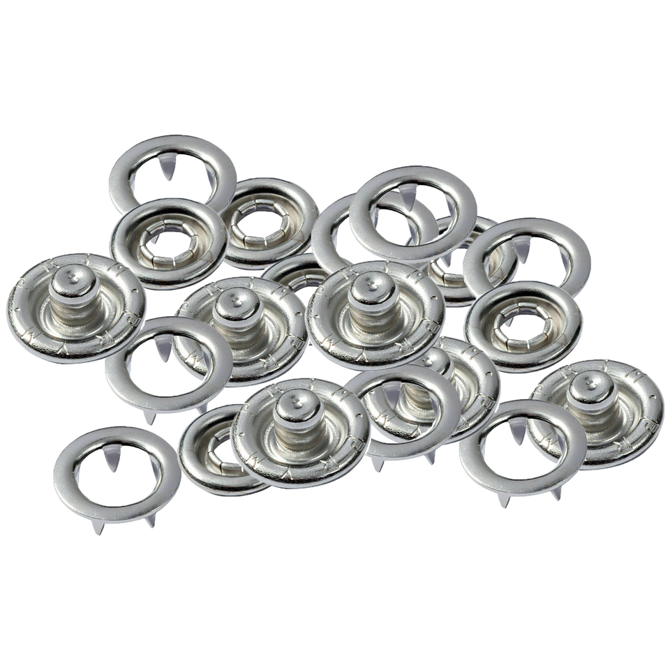 9.5mm PRYM Snap Poppers Press Stud Fasteners for Baby Clothes Shirt DIY ...