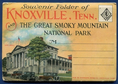 Knoxville Tennessee Smoky Mountain National Park Postcard Folder PF165 ...