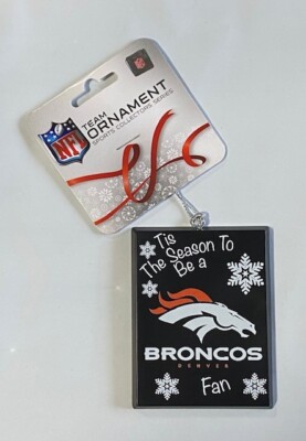 Denver Broncos Christmas Tree Holiday Ornament - Tis the Season Fan ...