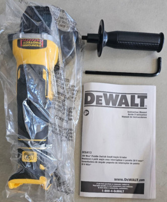 NEW DeWALT DCG413 20V MAX XR 4 1/2" Brushless Angle Grinder Bare Tool ...