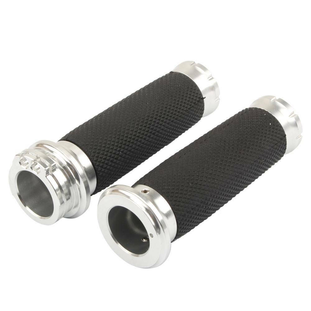 1" Hand Grips Chrome For Harley Softail Dyna Touring Electra Street ...