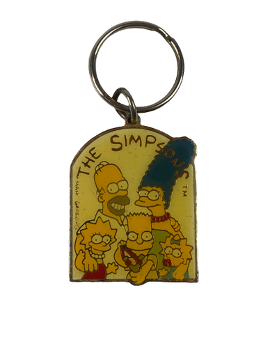 Vintage The Simpsons 1990 Key Holder Made in Taiwan 4 cm x 4.5 cm ...