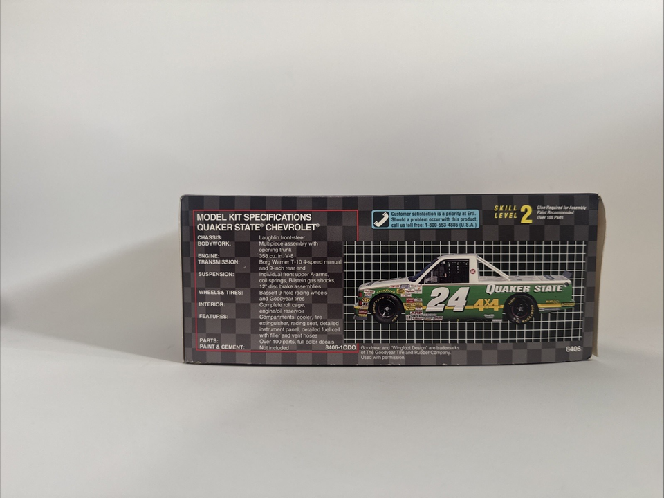 AMT Chevrolet Quaker State #24 Nascar Truck Kit # 8406 1:25 36881084068 ...