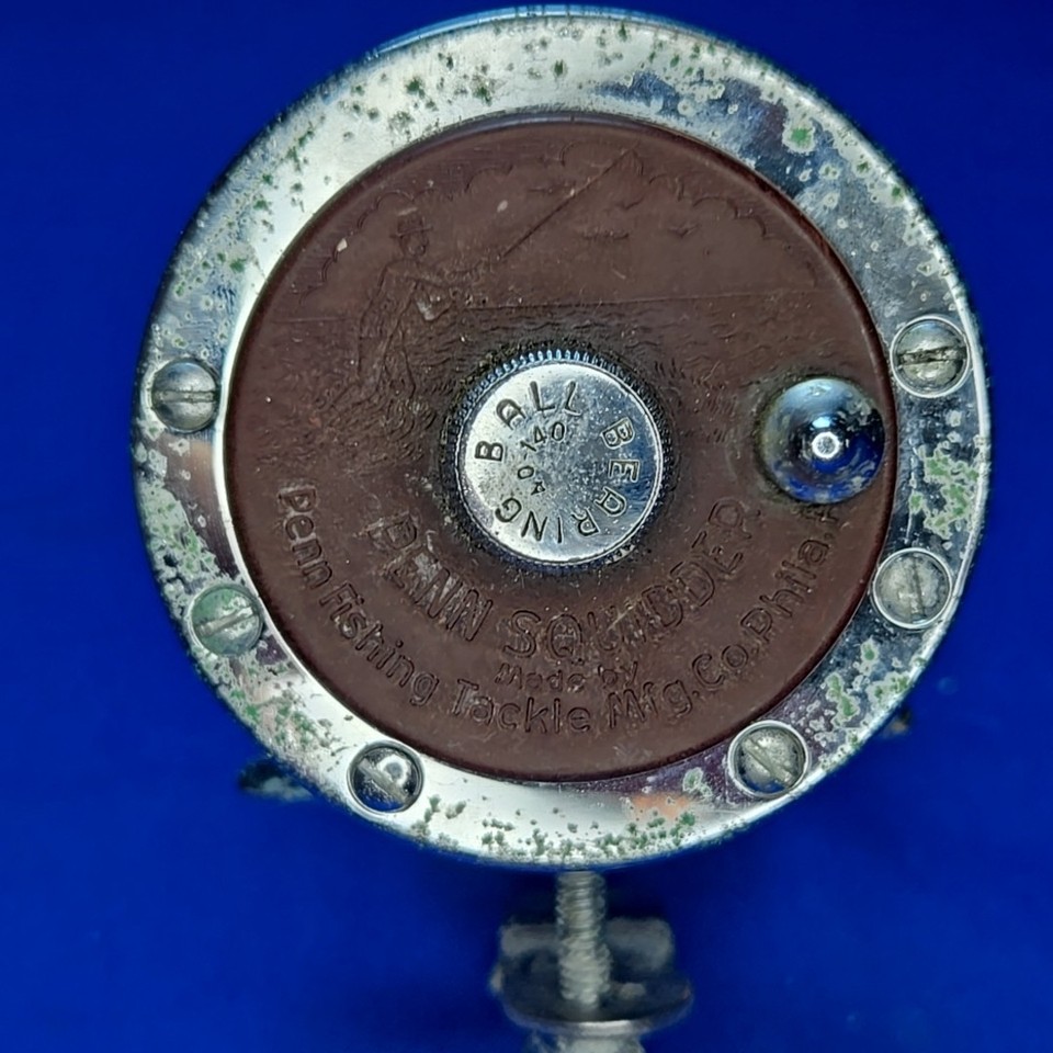 Vintage Red Penn Squidder No140 Conventional Saltwater Fishing Reel ...