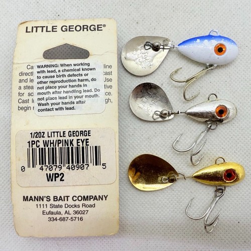 Mann'S Little George 4-Piece Set Blade Jig Vibration American Lure | eBay